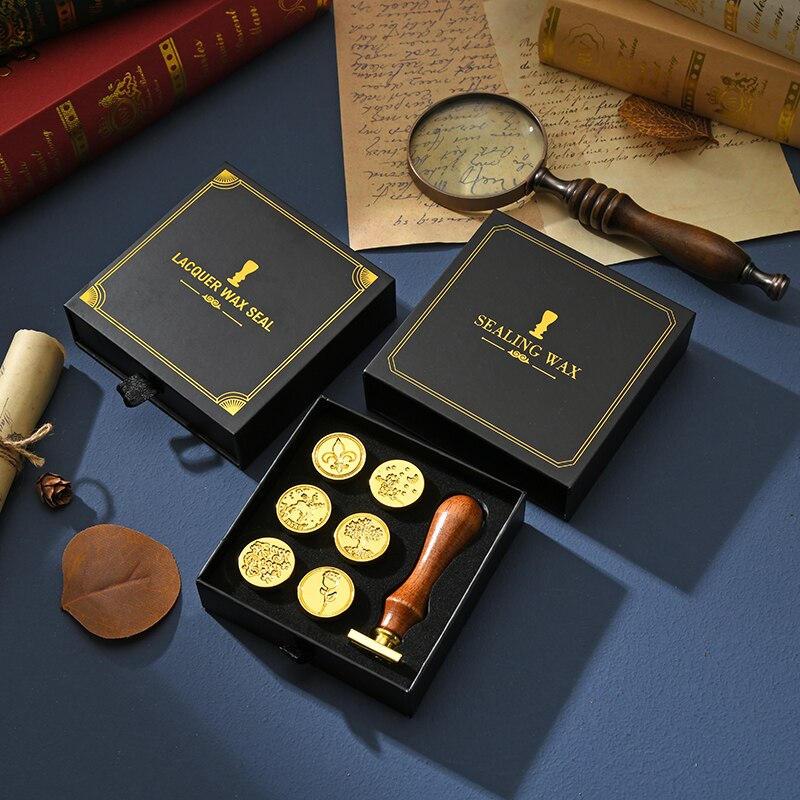 Seal of restoring ancient ways ,floral seal,antiqu... – Grandado