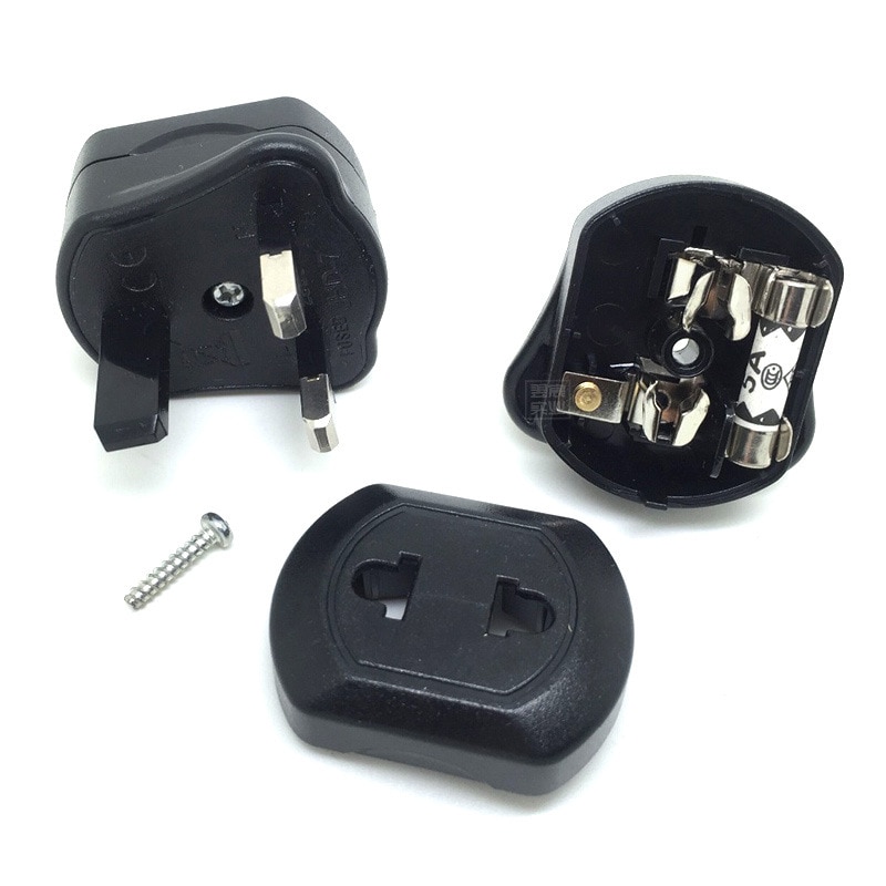 Universele EU Euro 2 Pin Naar UK 3 Pin Plug AC Uni... – Vicedeal