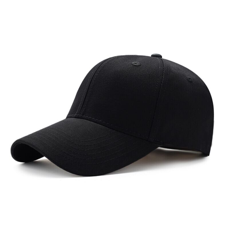 Women's Cap Men Solid Unisex Black Women Men's Bas... – Grandado
