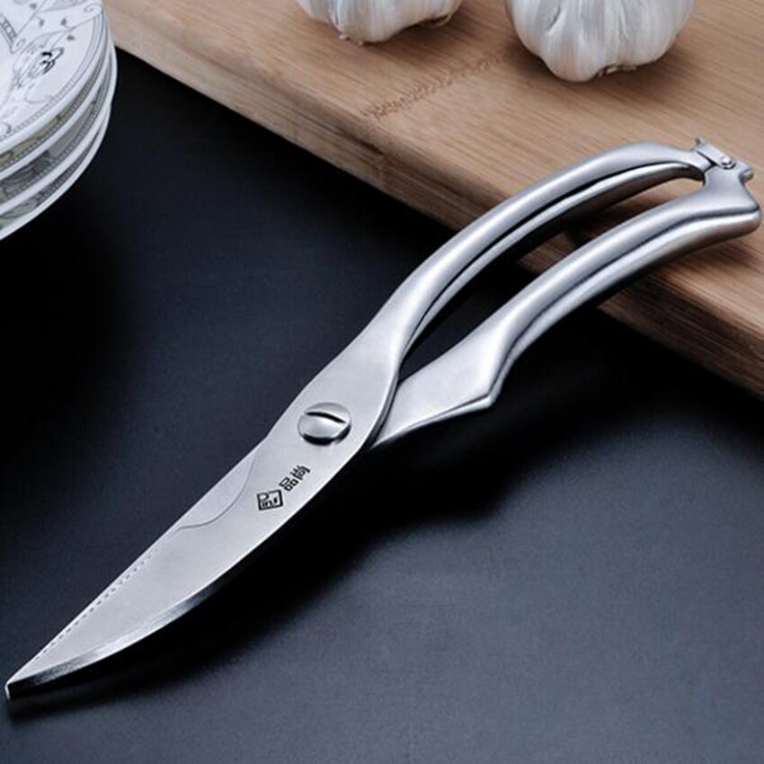 25cm Stainless Steel Kitchen Poultry Chicken Bone scissor Cutter Cook ...