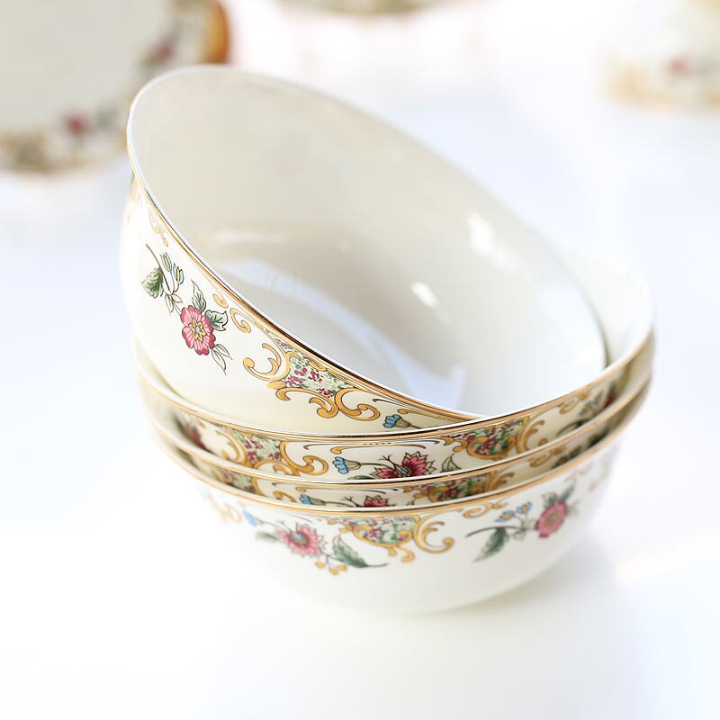 4pcs set, 6inch, bone china serving bowls, kitchen... – Grandado