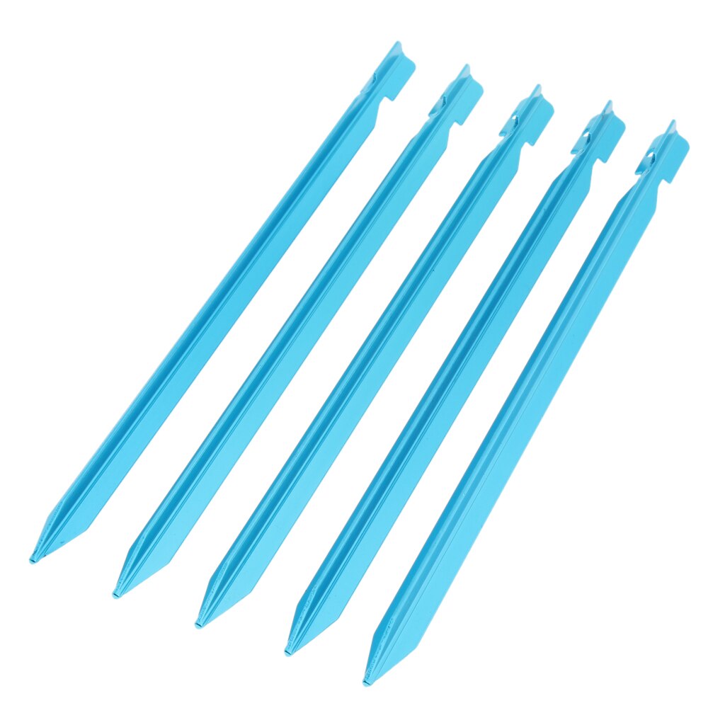 5pcs 23cm Aluminum Camping Tent Stakes Pegs Triang... – Vicedeal