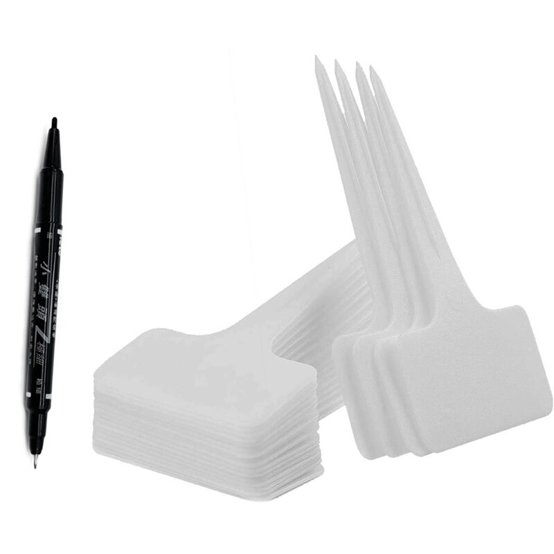 100Pcs Wit Plant Labels Water T-Types Plant Tag He... – Grandado