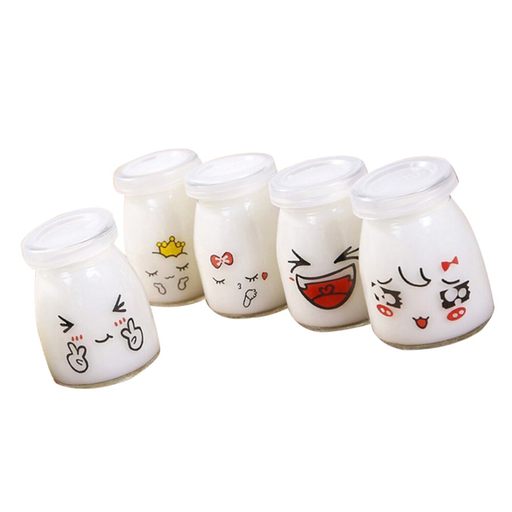 10pcs 150ml Lovely Pudding Bottle Glass Heat-resis... – Vicedeal