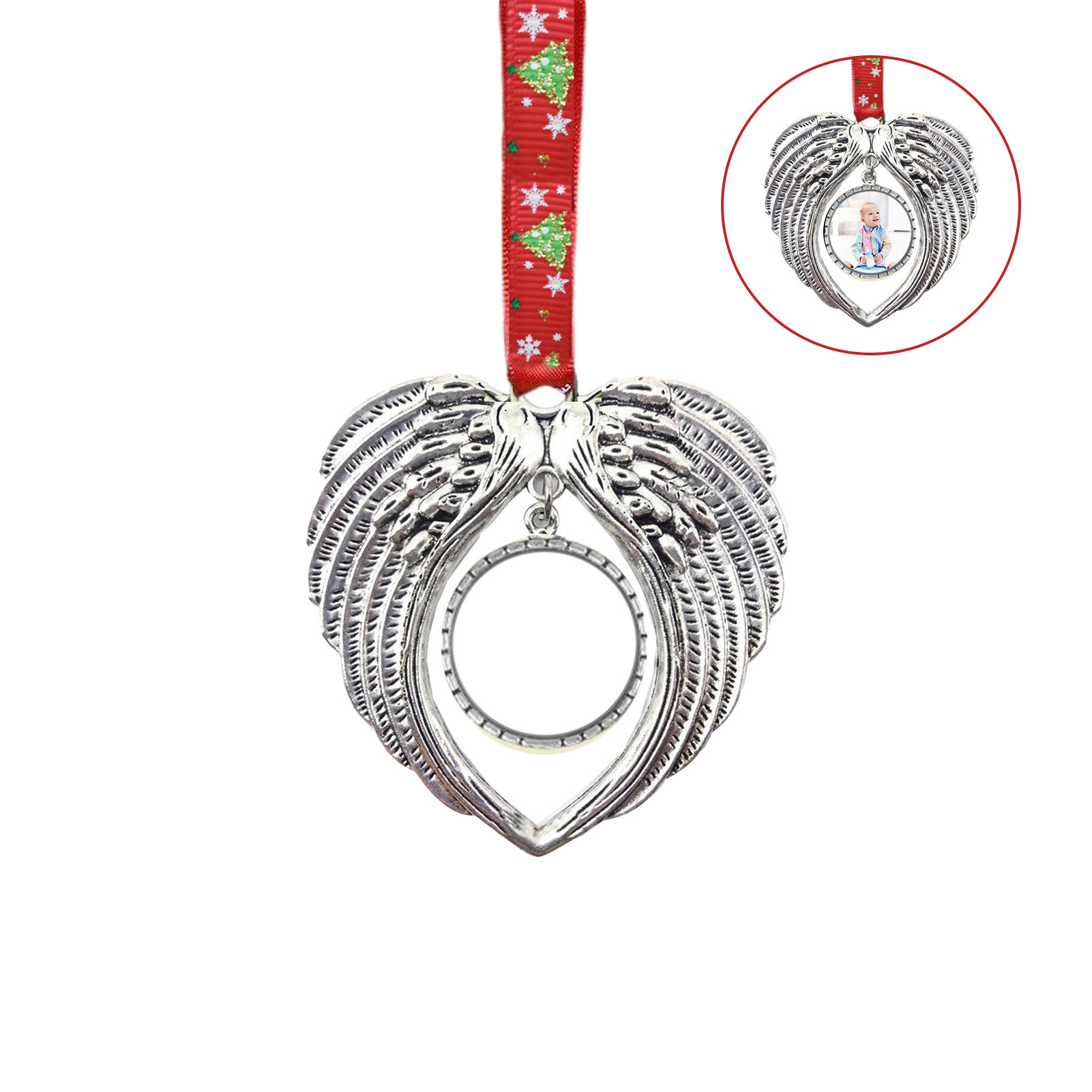 Christmas Memorial Angel Wing Decoration Pendant I... – Grandado