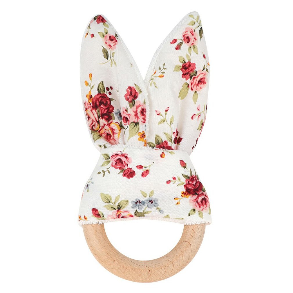 Wooden Baby Teething Rings Infant Teether Toy DIY ... – Grandado