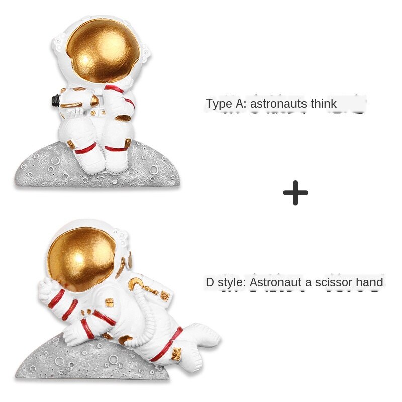 Astronaut Spaceman Resin 3D Stereo Switch Paste So... – Grandado