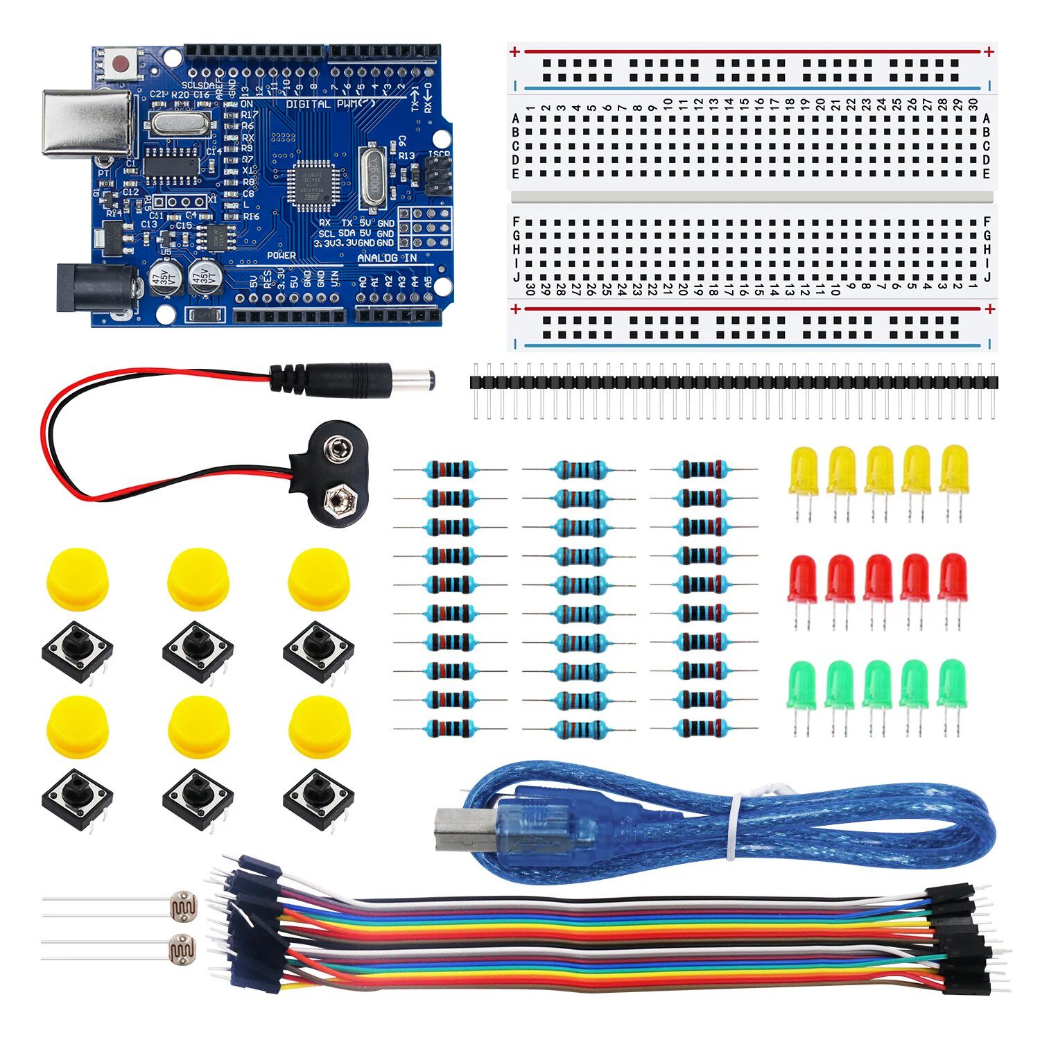 Grundlegendes Anlasser-Bausatz für Arduino Uno R3-... – Grandado