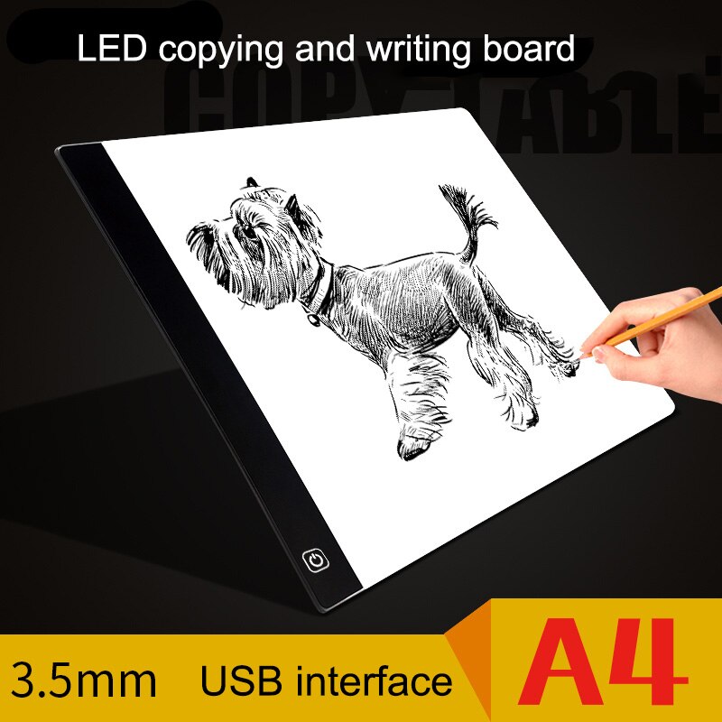 Drawing Board LED Light Box A4 Copy Station USB Re... – Grandado