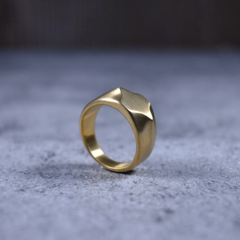 Men's Ring Punk Rock Angular Stainless Steel V... – Vicedeal