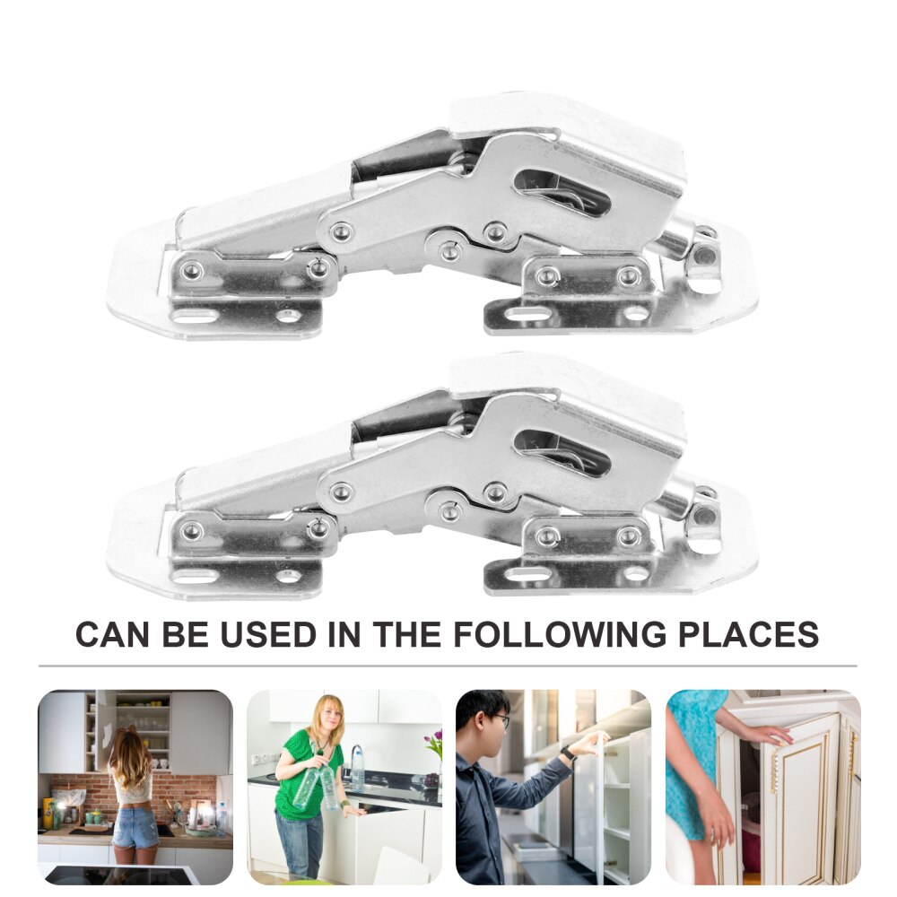 2pcs Screw On Hinges Stable Durable Practical Cabi... – Grandado