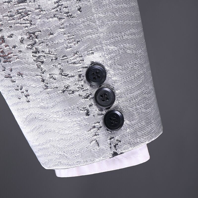 Style Men Fashionable 2 Sets Stage Singer Suits We... – Vicedeal