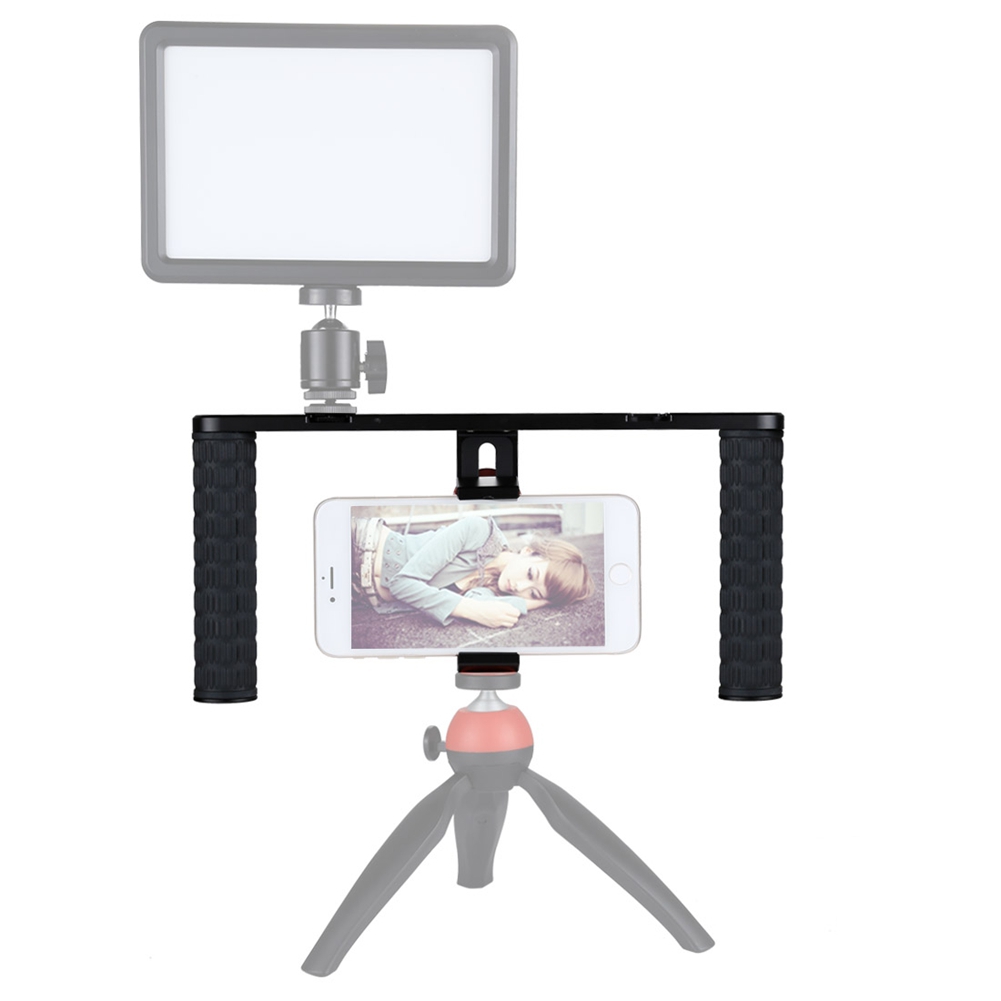 PULUZ Dual-handle Rig Phone Stabilizer Adjustable ... – Grandado
