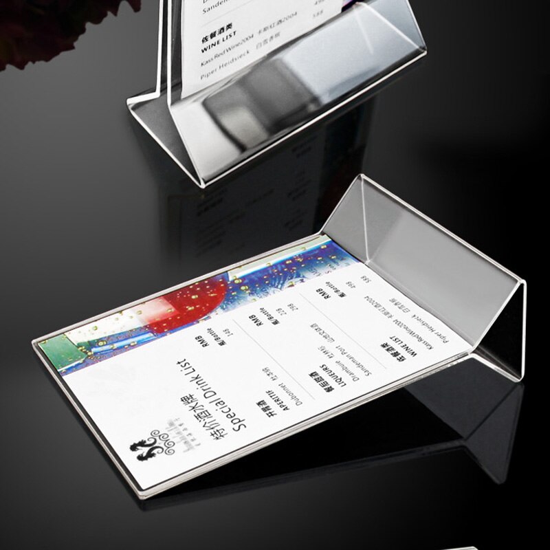 1pc Table Menu Sign Display Holder Upright Ad Fram... – Grandado