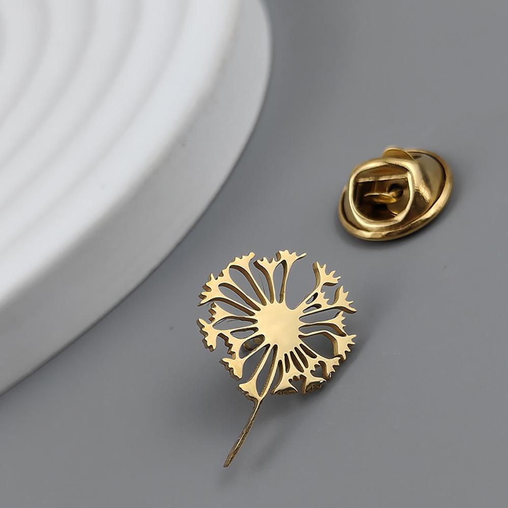 Stainless Steel Women Brooch Gorgeous Lapel Pin Ko... – Grandado