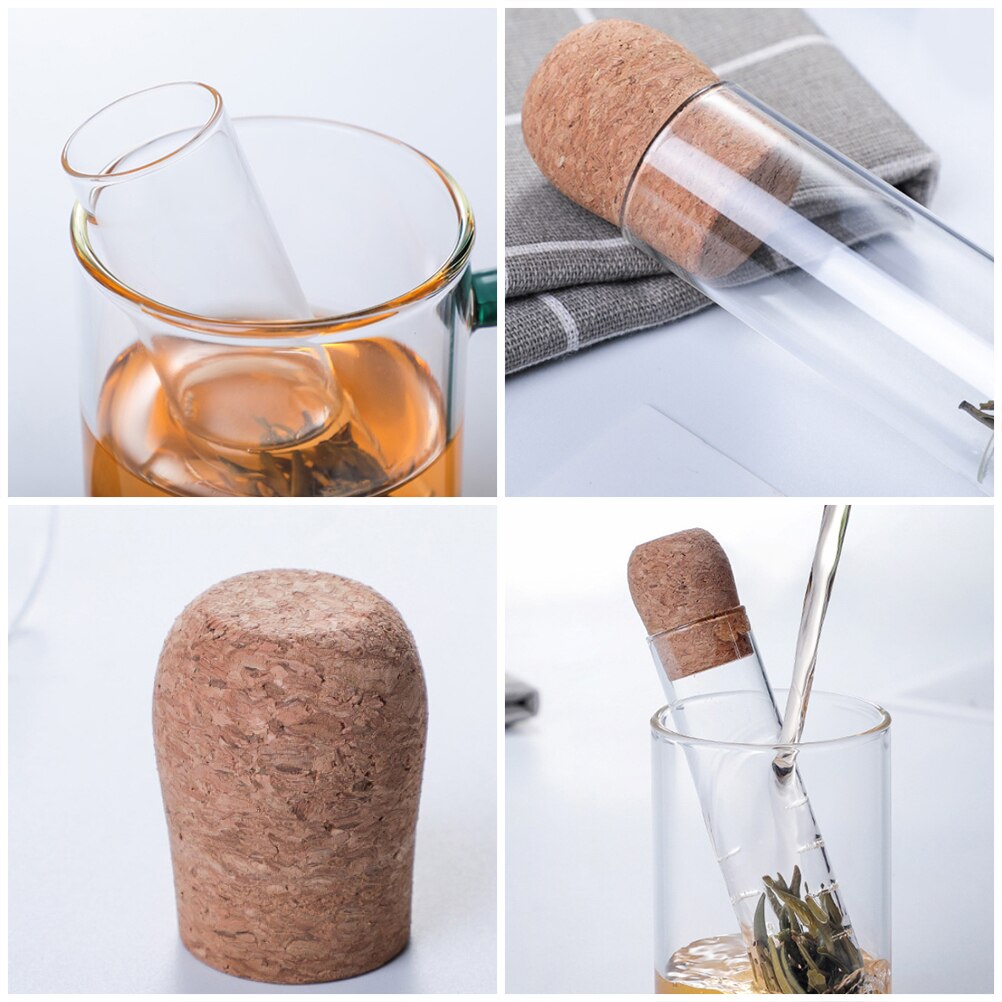 Portable Tea Infuser Glass Tube Heat Resistant Tea... – Vicedeal