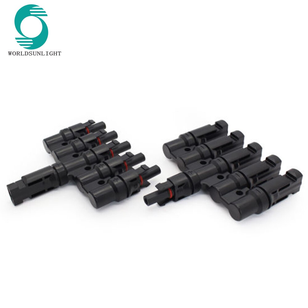 WSPVT5 IP67 1000v 5 om 1 pv mc4 t tak PV Panel Par... – Vicedeal