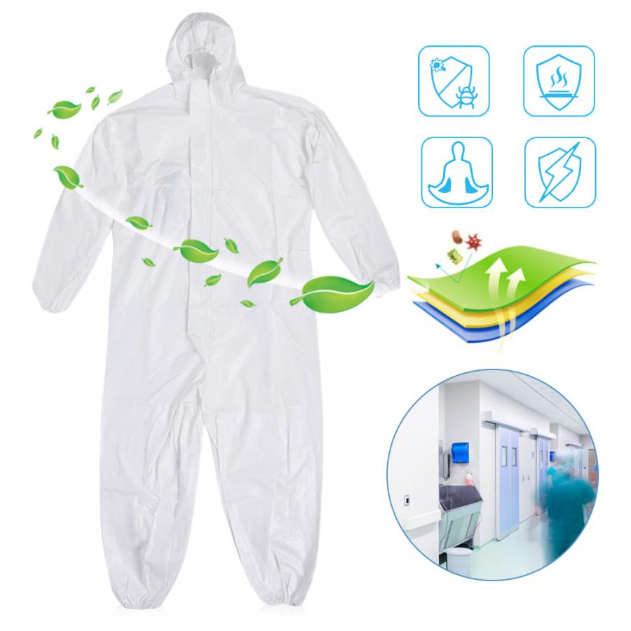 safety clothes Disposable Protection Suit Hooded C... – Grandado