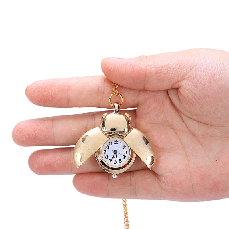 Retro Seven-Star Ladybug Student Pocket Watch Chil... – Vicedeal