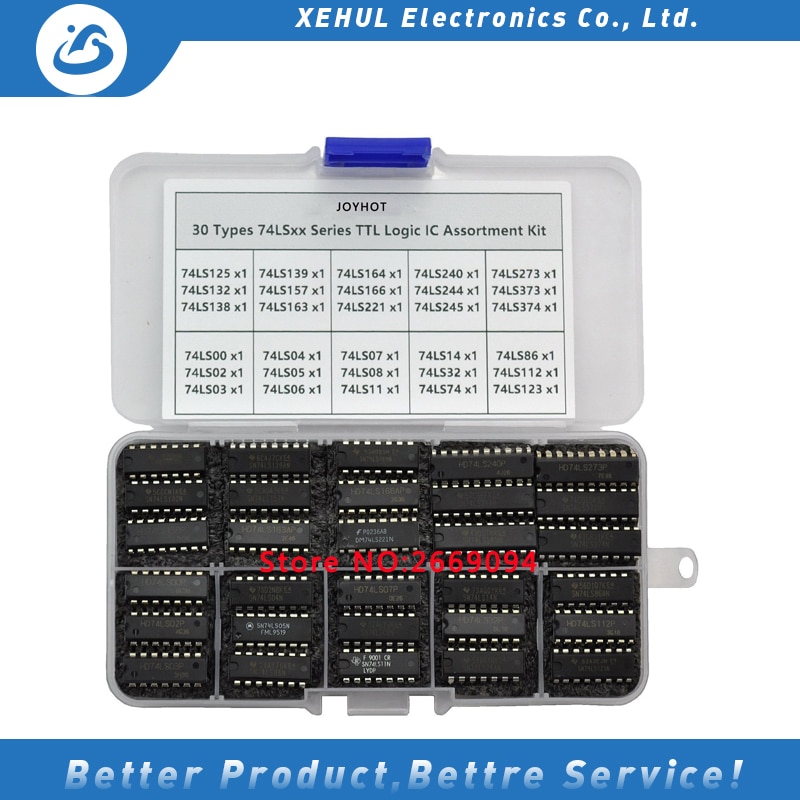 30 Types 74LSxx Series Logic IC Assortment Kit, TT... – Grandado