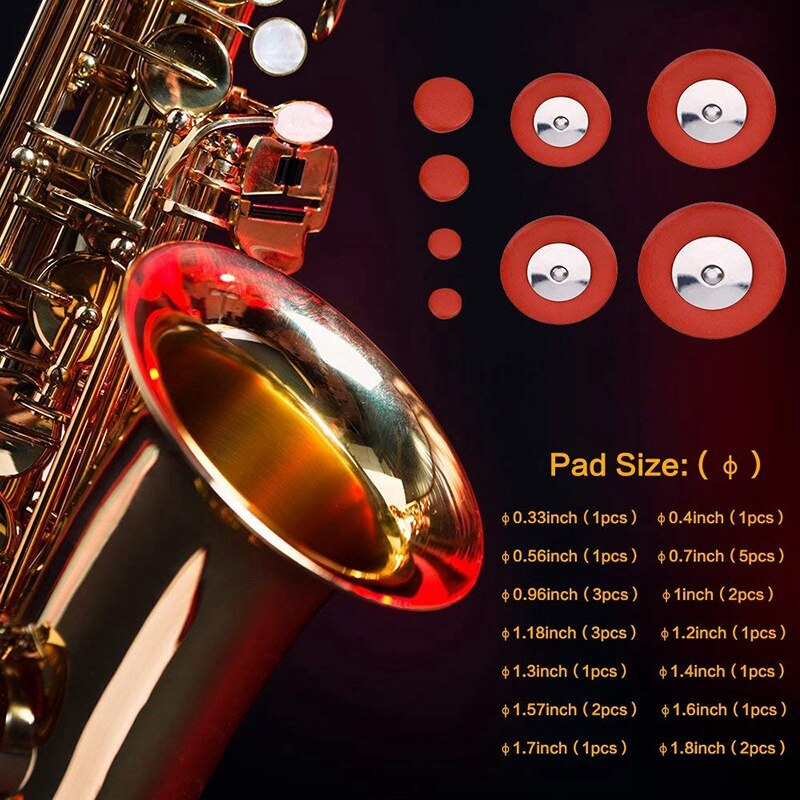 20Pcs Saxophone Cork Mats Trumpet Cornet Water Key... – Grandado