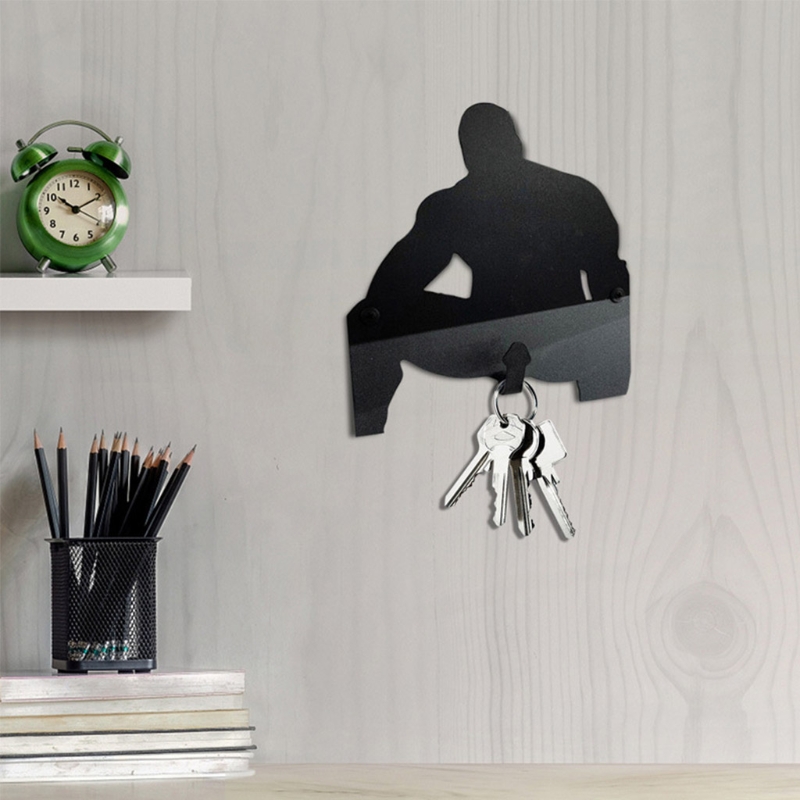 Wall Mounted Key Hook Pants Hangers Jeans Hangers ... – Grandado