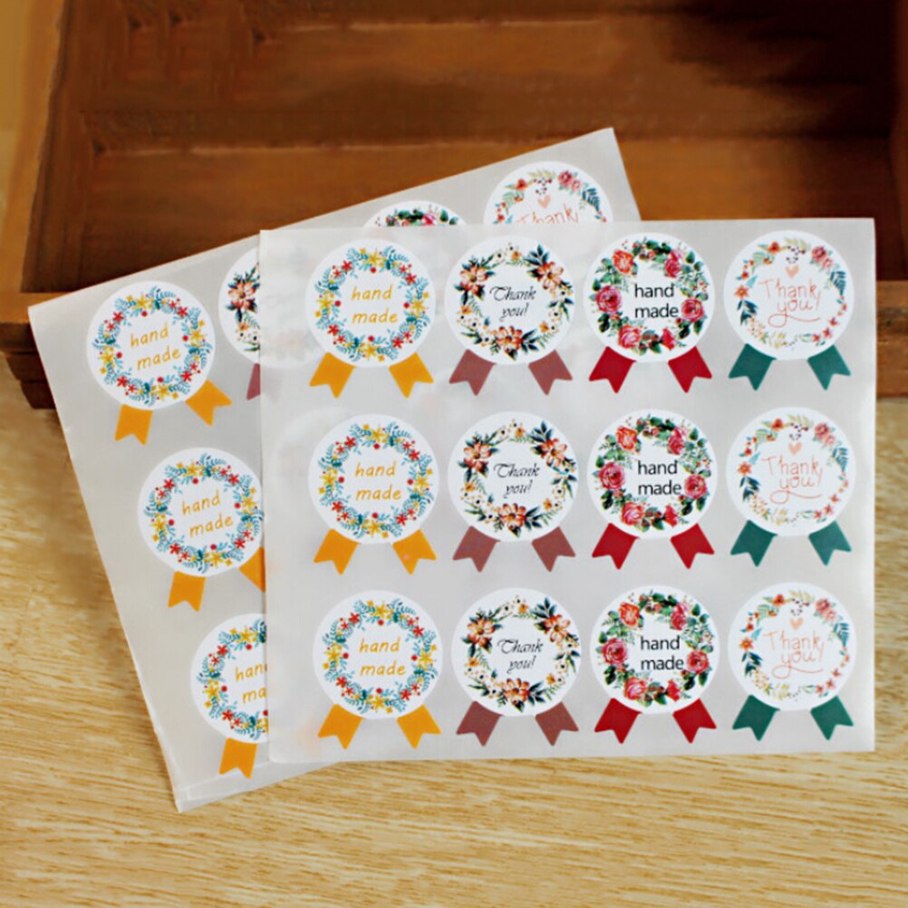 5 Sheets Handmade Sticker 60pcs/lot Vintage Sticke... – Grandado