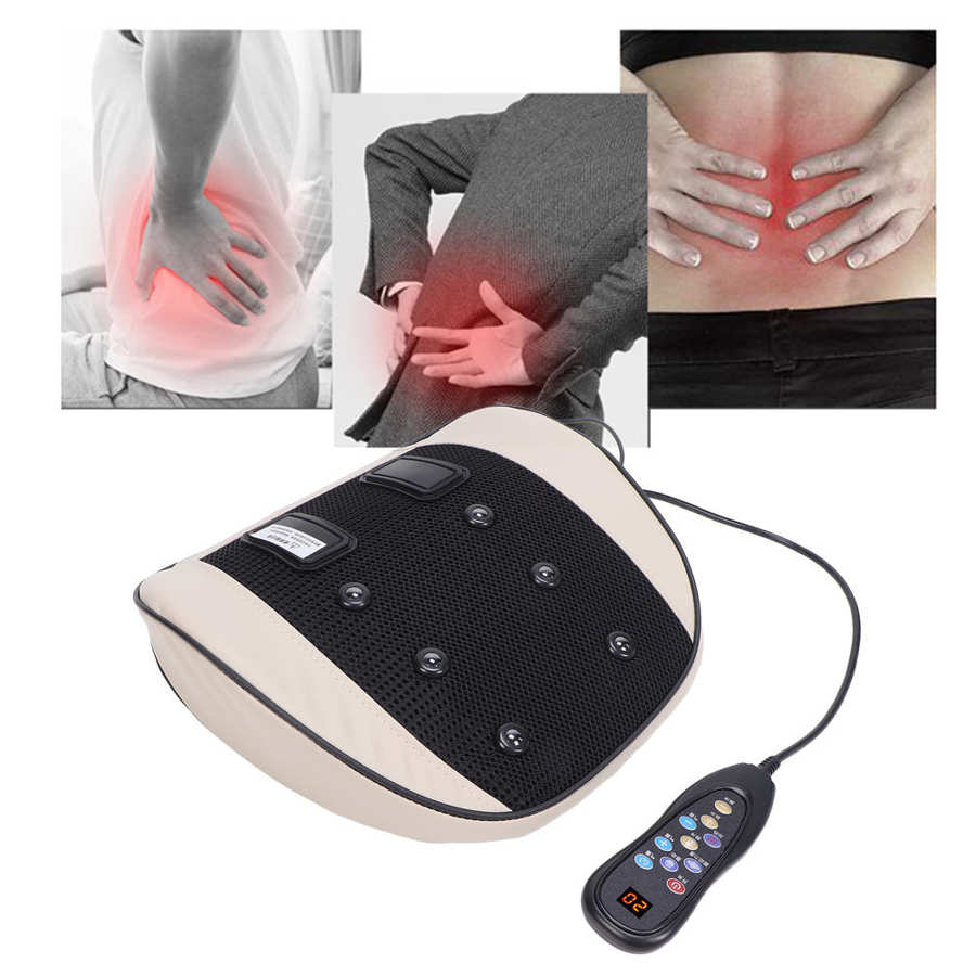 Back Kneading Massage Pillow Lower Back Massager S... – Vicedeal