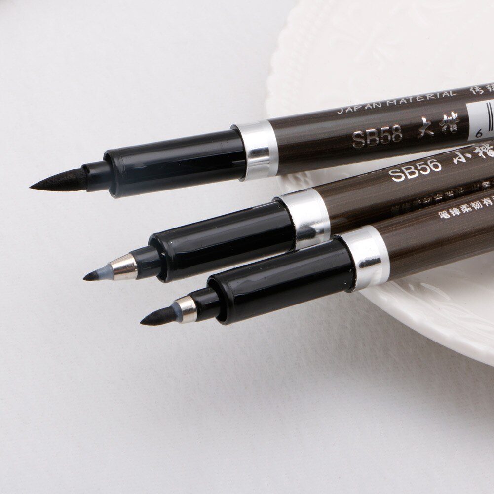 1PC Chinese Japanese Water Ink Painting Writing Br... – Vicedeal