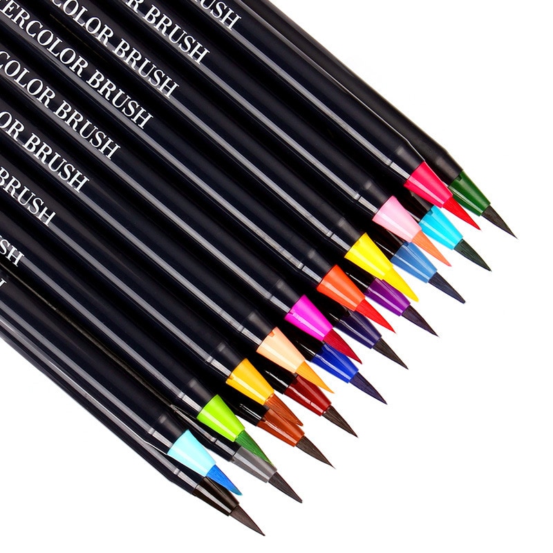 20 Colors Premium Painting Soft Brush Pen Set Wate... – Vicedeal