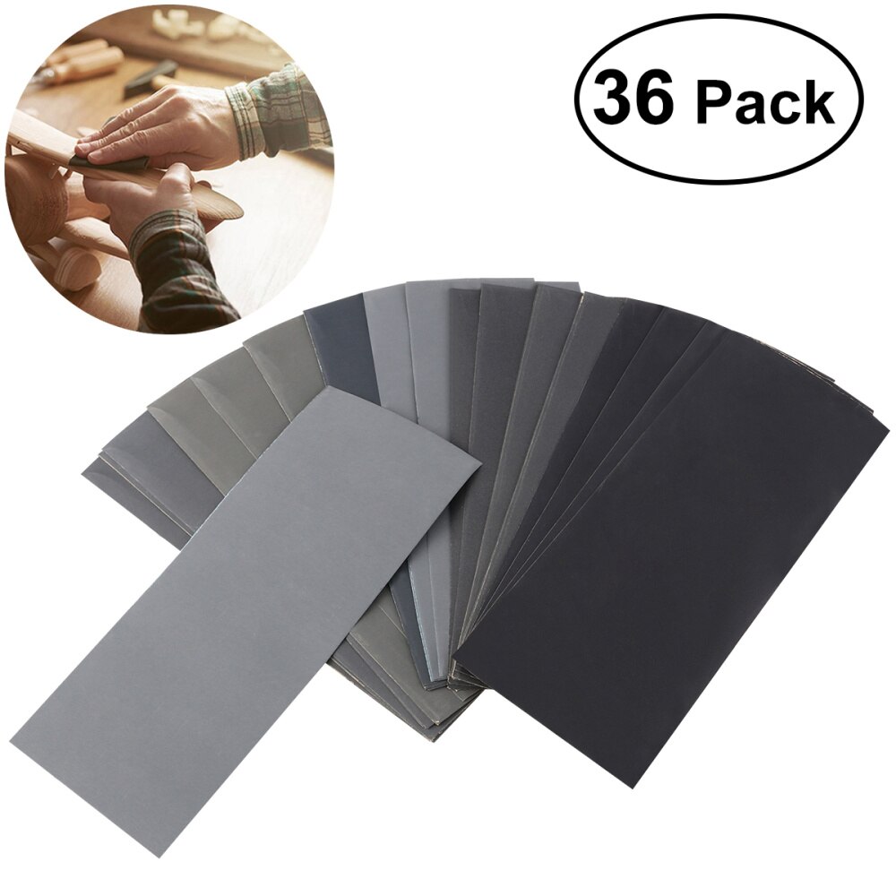 UEETEK 36pcs 400 to 3000 Grit Sandpaper Assortment... – Grandado