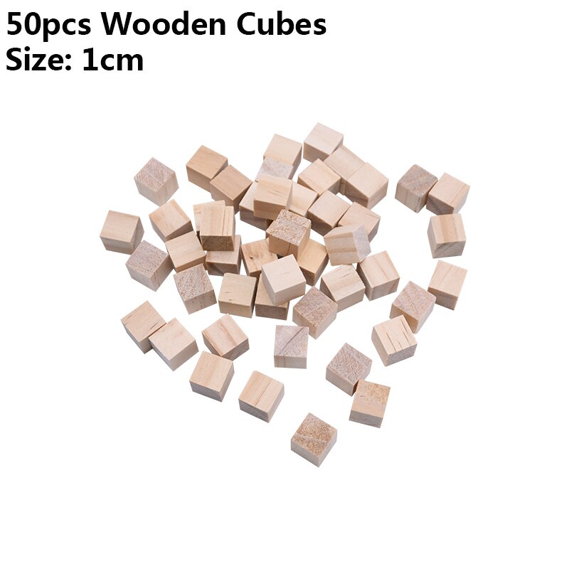 10/20/50P Unfinished Blank Woodwork Mini DIY Woode... – Vicedeal