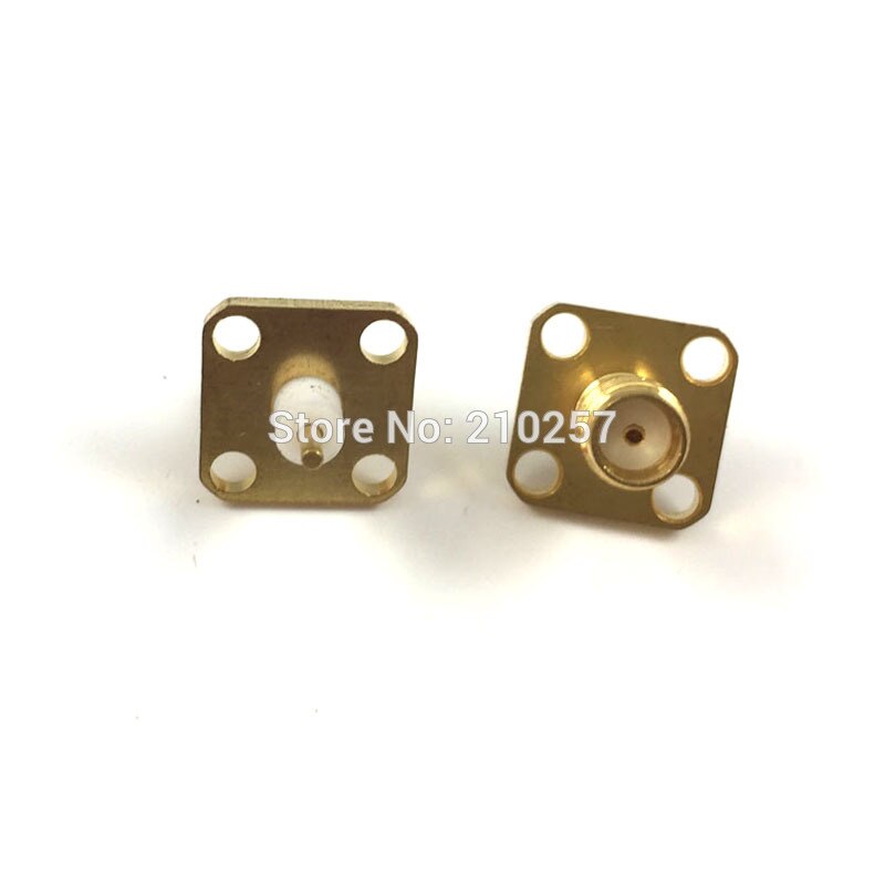 1PCS RF Coax Adapter Connector SMA Female Jack 4 H... – Grandado