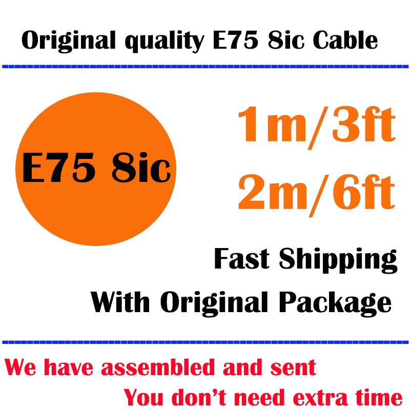 100% echte Original 1m/3ft 2m/6ft 8ic E75 Chip Dat... – Grandado