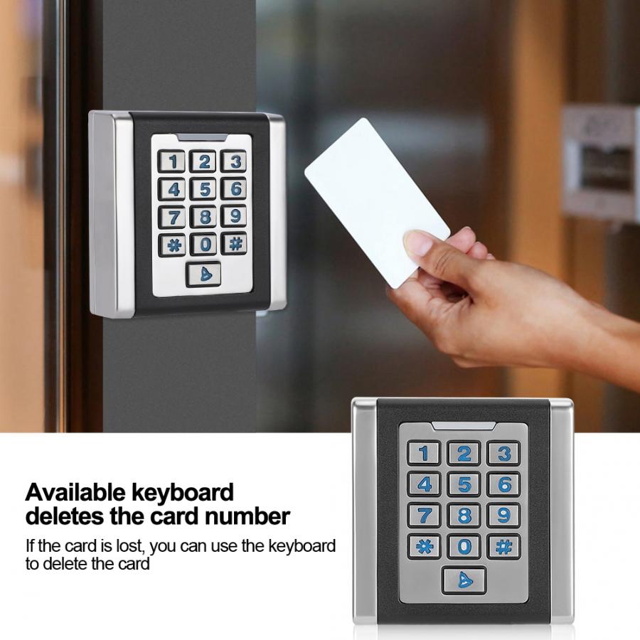 2000 Users DC12V 125KHZ RFID Card Reader IP65 Wate... – Grandado