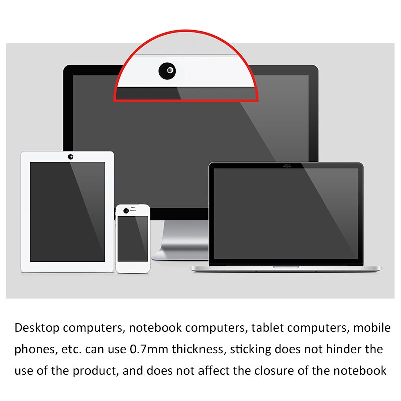 3/1pcs Round Rotation Privacy Webcam Camera Lens C... – Vicedeal