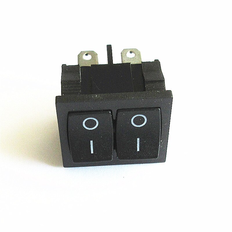 KCD5 Double Rocker Switch 4-pin ON/ OFF Black Para... – Grandado
