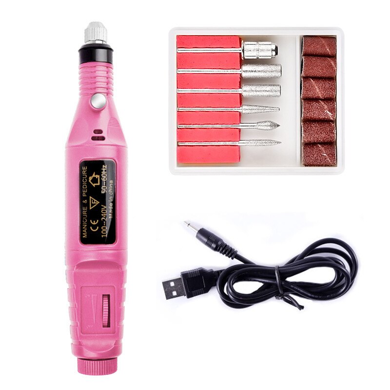 1 Set Mini Electric Nail Drill Machine Kit Manicur... – Grandado