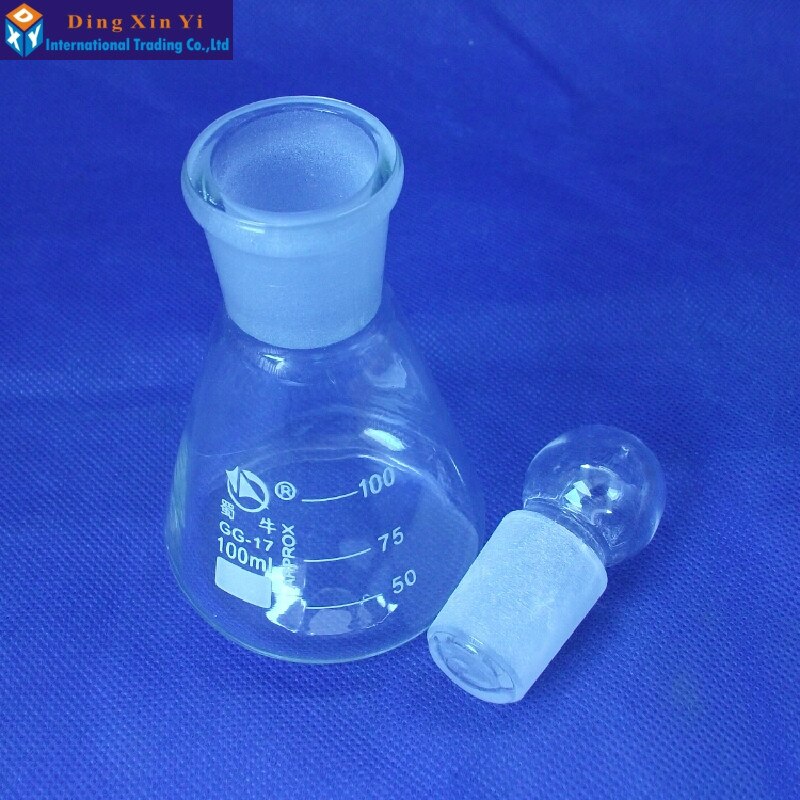 1PC 100ML Glass conical flask Glass Erlenmeyer Fla... – Vicedeal