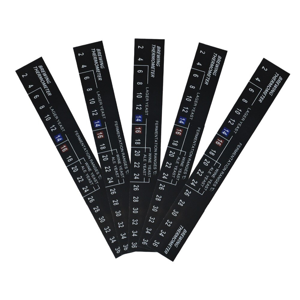 5pcs Fermometer Adhesive Fermentor LCD Thermometer... – Grandado