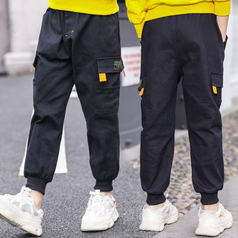 Boys Trousers Spring Autumn Cotton Children Cargo ... – Vicedeal