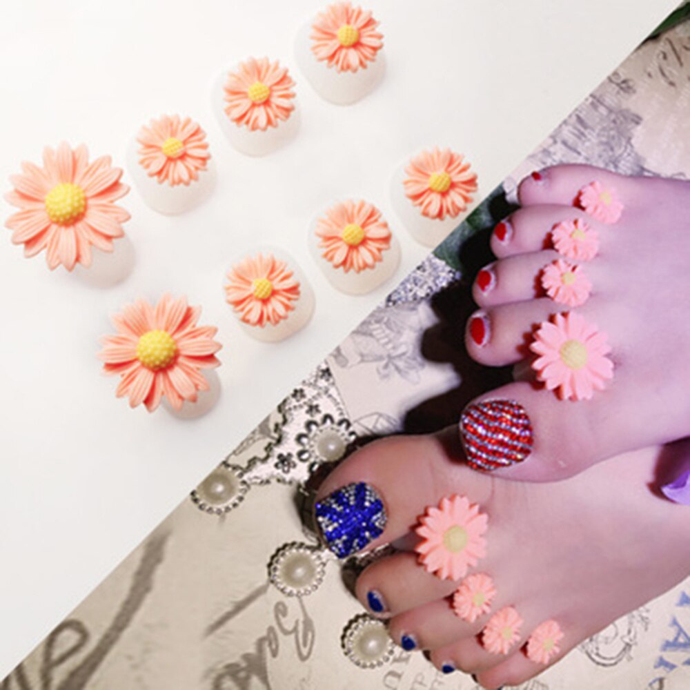 Daisy Flower Silicone Teenseparators Toe Spacers P... – Vicedeal