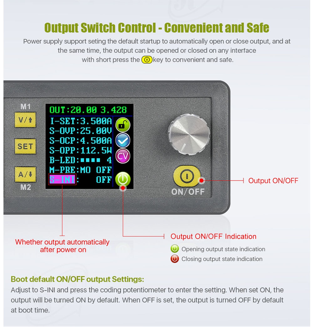 Wireless Voltage Regulator DROK DC 6-55V to 0-50V ... – Vicedeal