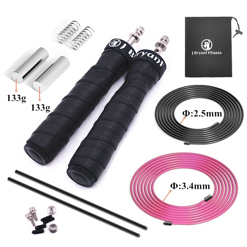 Crossfit Weighted Skipping Rope Speed Jump Rope Ad... – Vicedeal