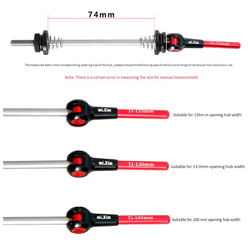 Mi.Xim Ultralight Titanium Bike Quick Release Leve... – Grandado