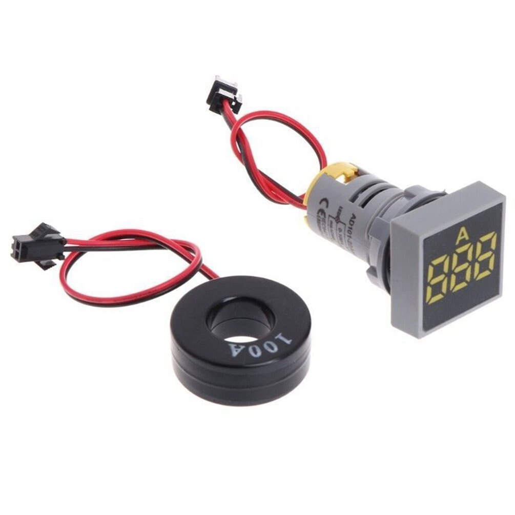 Vierkante Led Digitale Ampèremeter AD101-22AMS Amp... – Grandado