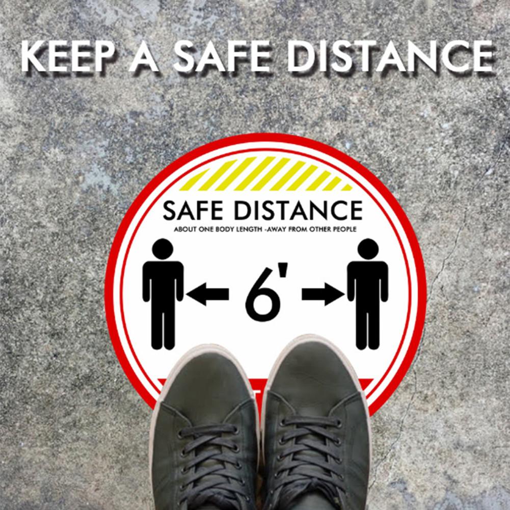 Social Distancing Ground Sticker Indoor Outdoor Fl... – Vicedeal