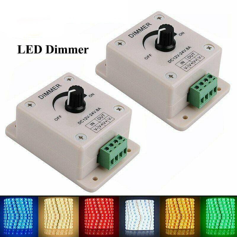 Premium Manual LED Dimmer PWM Controller 12V-24V D... – Grandado