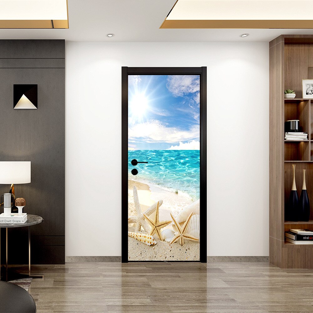 3D Door Sticker Sea Stars Stickers Door Shop Windo... – Grandado