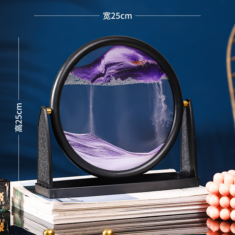 Rotatable Sandscape Moving Sand Art Round Moving H... – Grandado